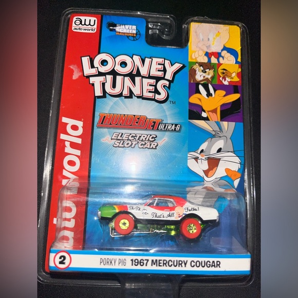 Toys | Auto World Thunderjet R33 Porky Pig 1967 Mercury Cougar Iwheels ...